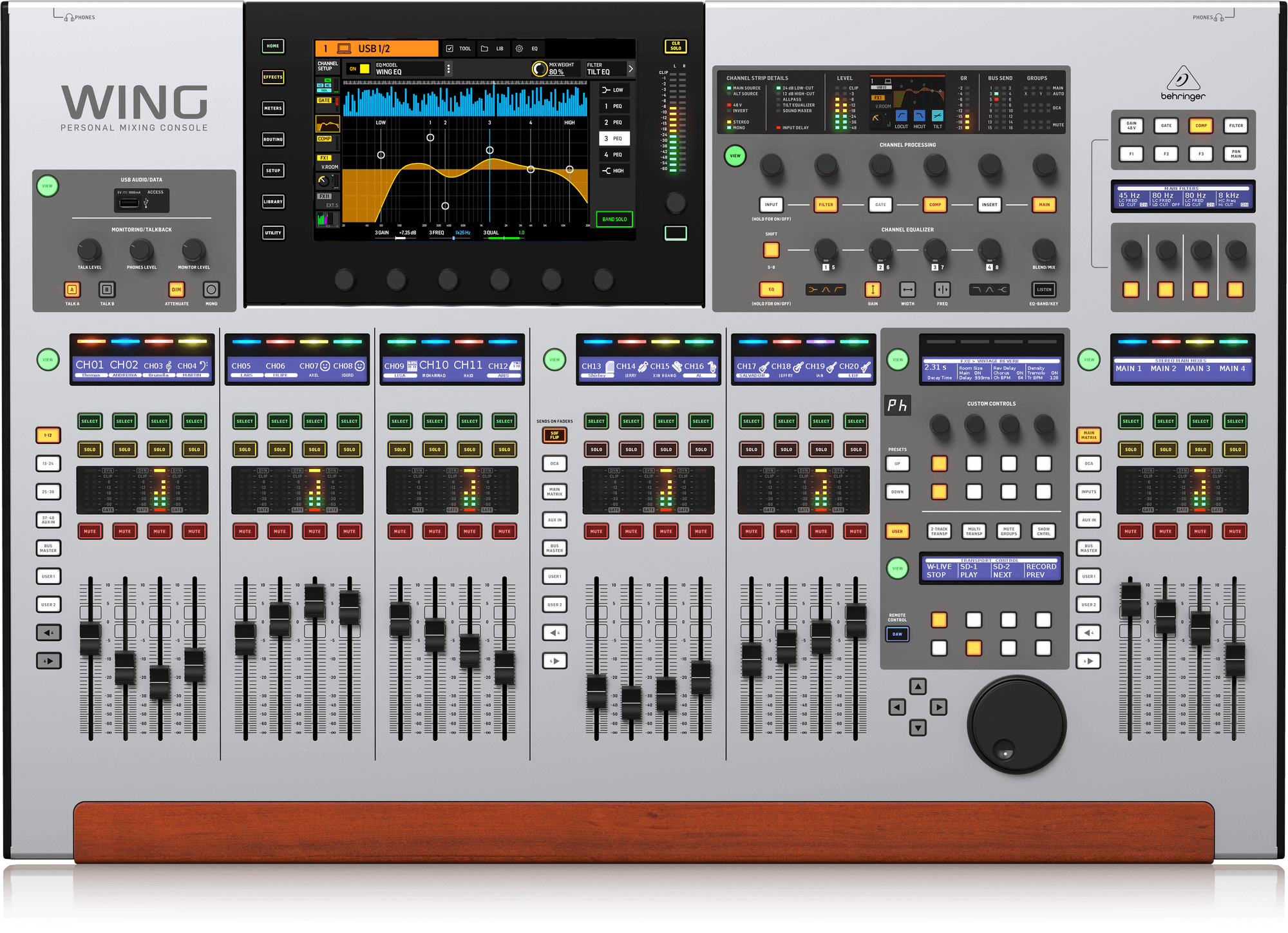 MIXER DIGITAL 48 IMPUTS 20 OUTPUS 10 LCD 4613700 TOUCH SCREEN – Equipos ...